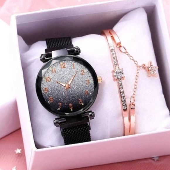 Accessories | Ombre Glow Watch With Bracelet | Poshmark